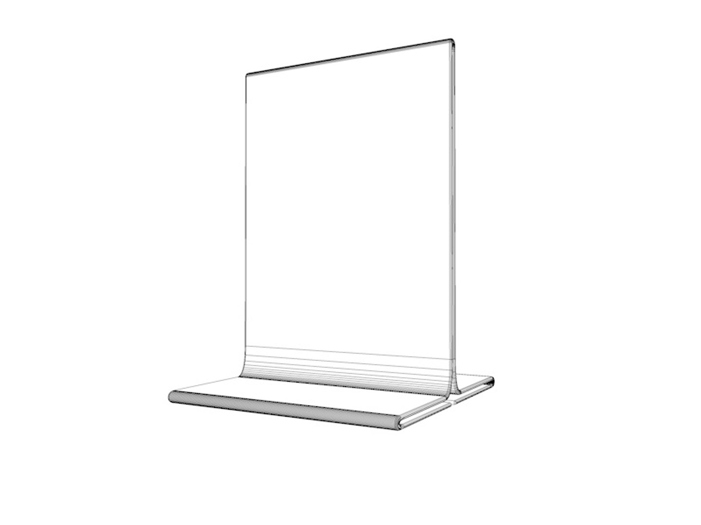 Tabletop Clear Signs C4d Free