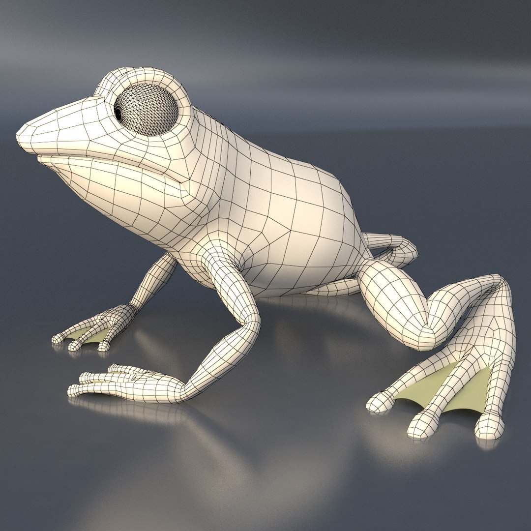 3D Frog Animals - TurboSquid 1350849
