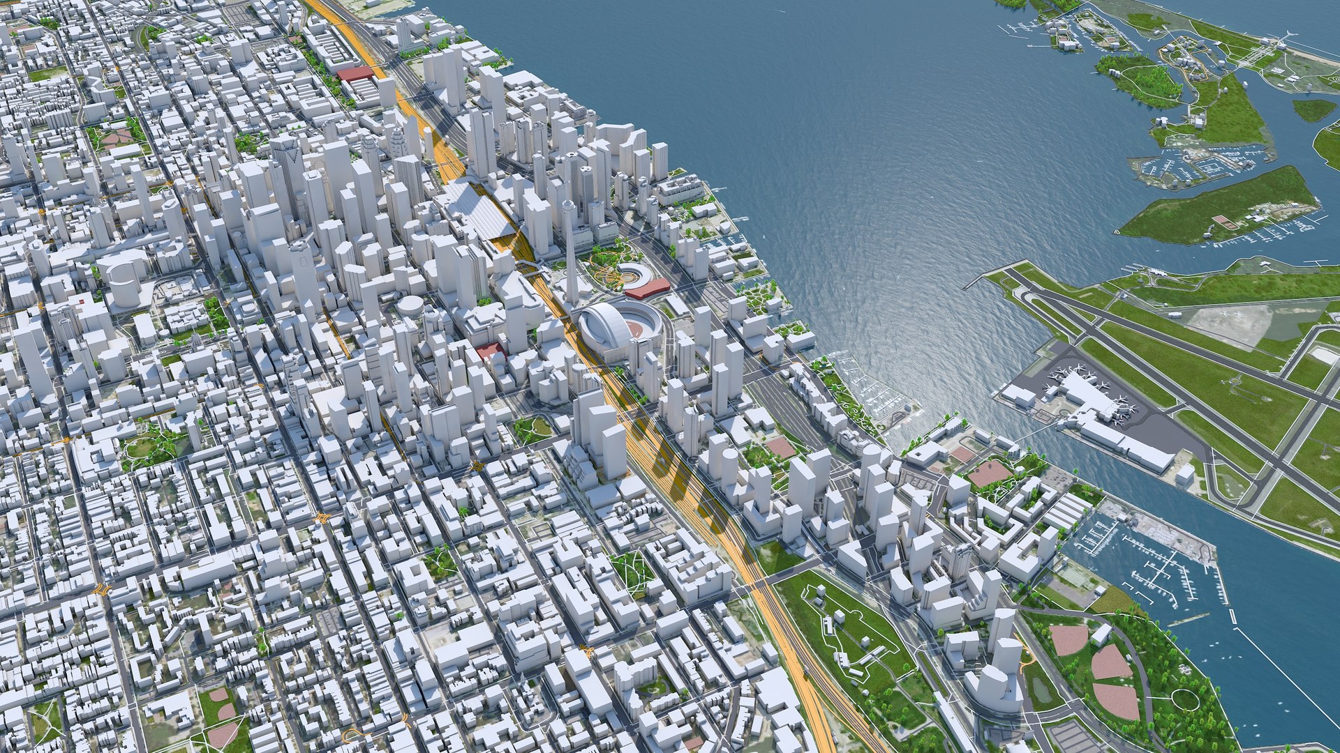 City Area Building Model - TurboSquid 1531968