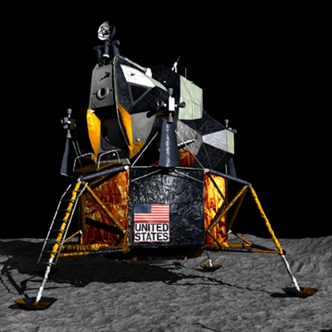 3ds apollo lunar module