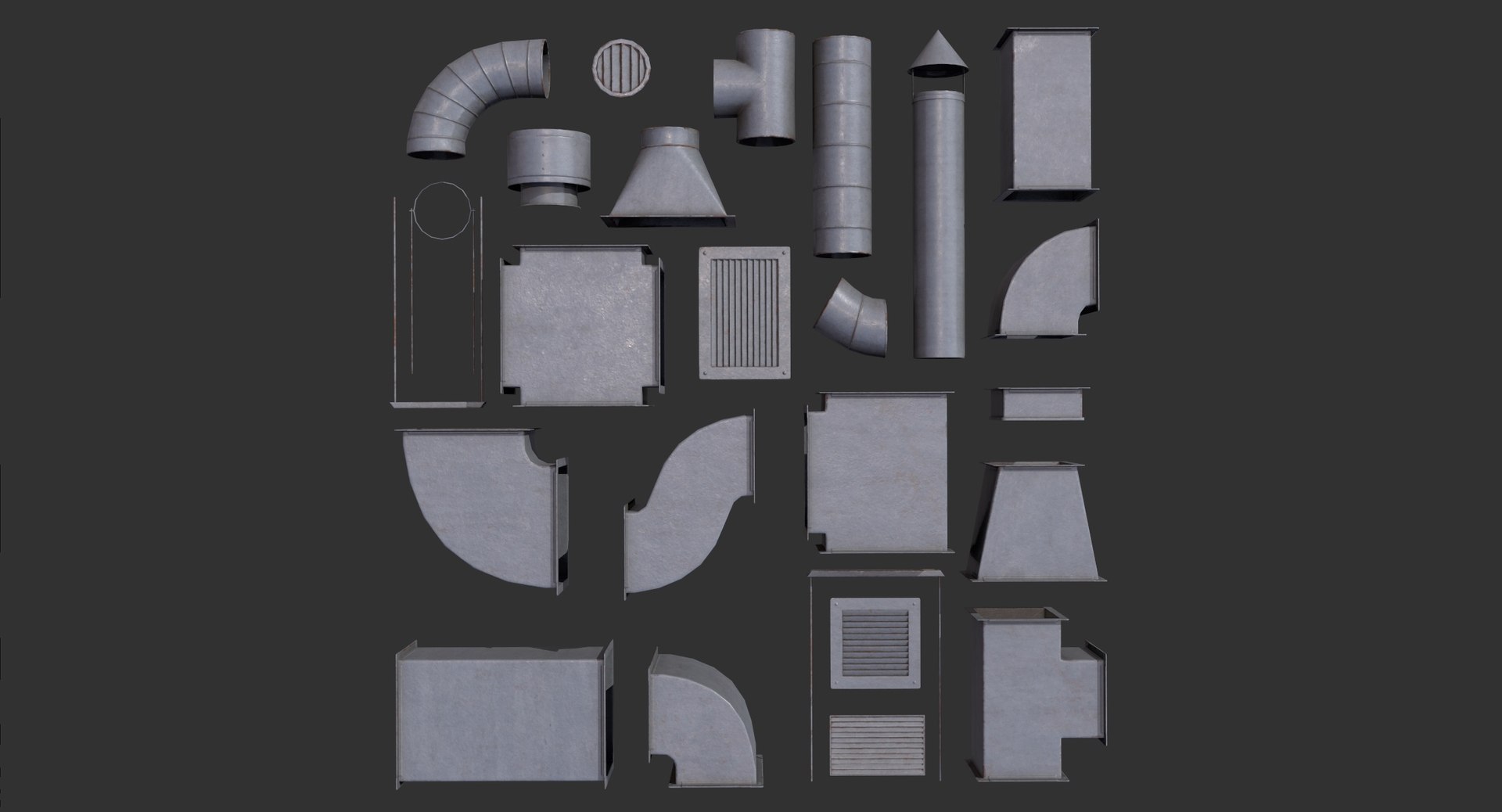 Architecture Props Low Poly Collection 3D model - TurboSquid 1847815