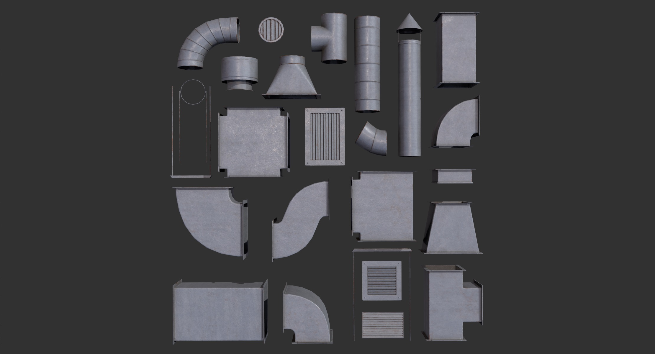 Architecture Props Low Poly Collection 3D model - TurboSquid 1847815