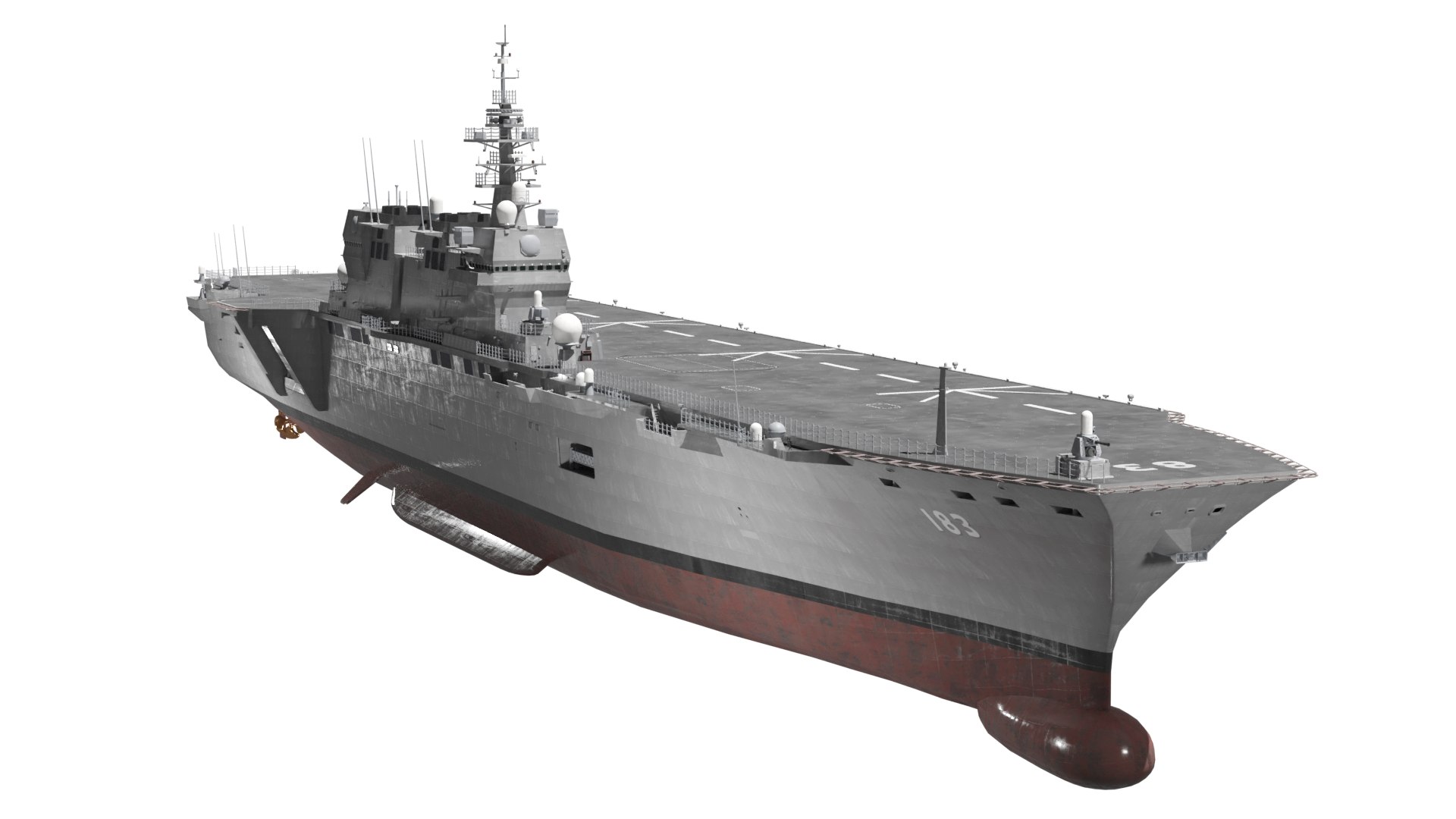 JS Izumo DDH-183 Model - TurboSquid 2219709
