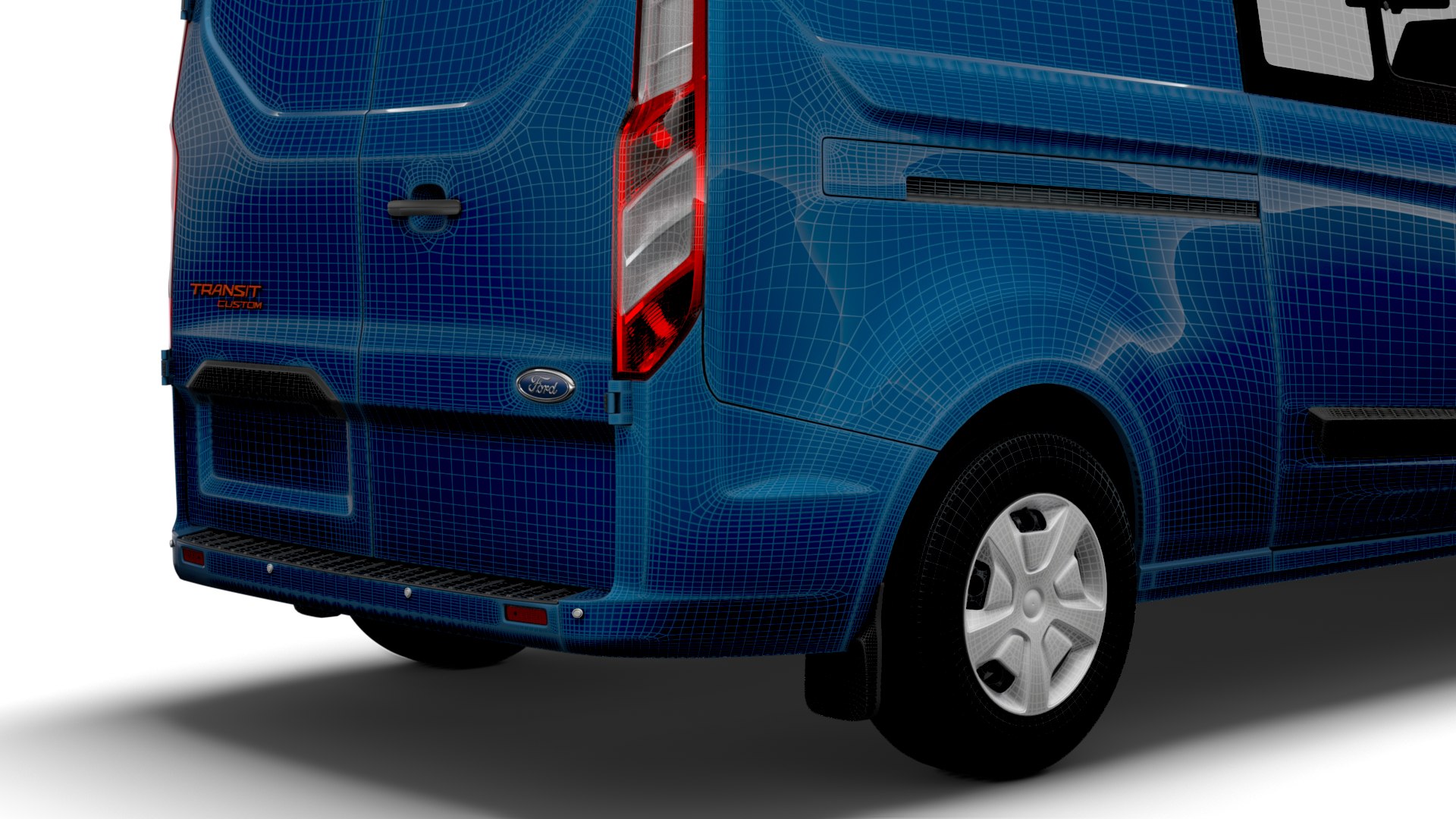 Ford Transit Custom L2H2 Trend DCIV UK-spec Model - TurboSquid 1847888