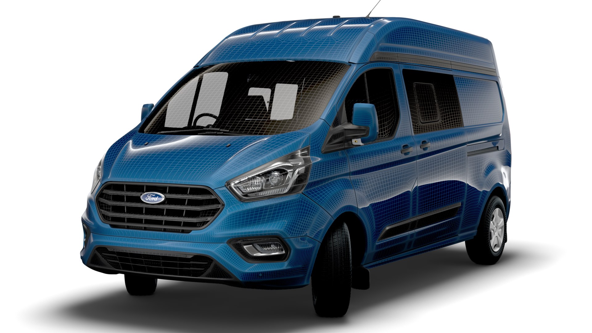 Ford Transit Custom L2H2 Trend DCIV UK-spec Model - TurboSquid 1847888