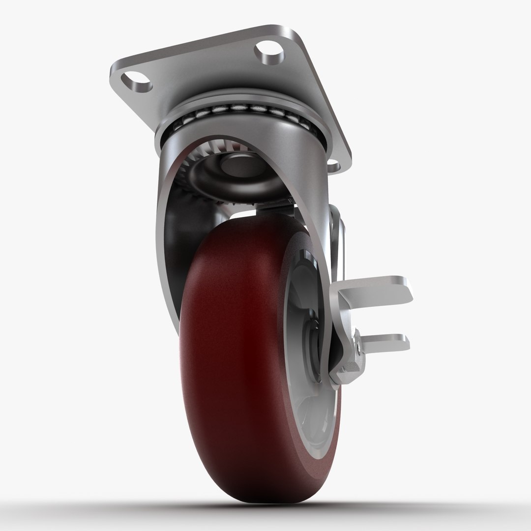 Caster Wheel 3d Model