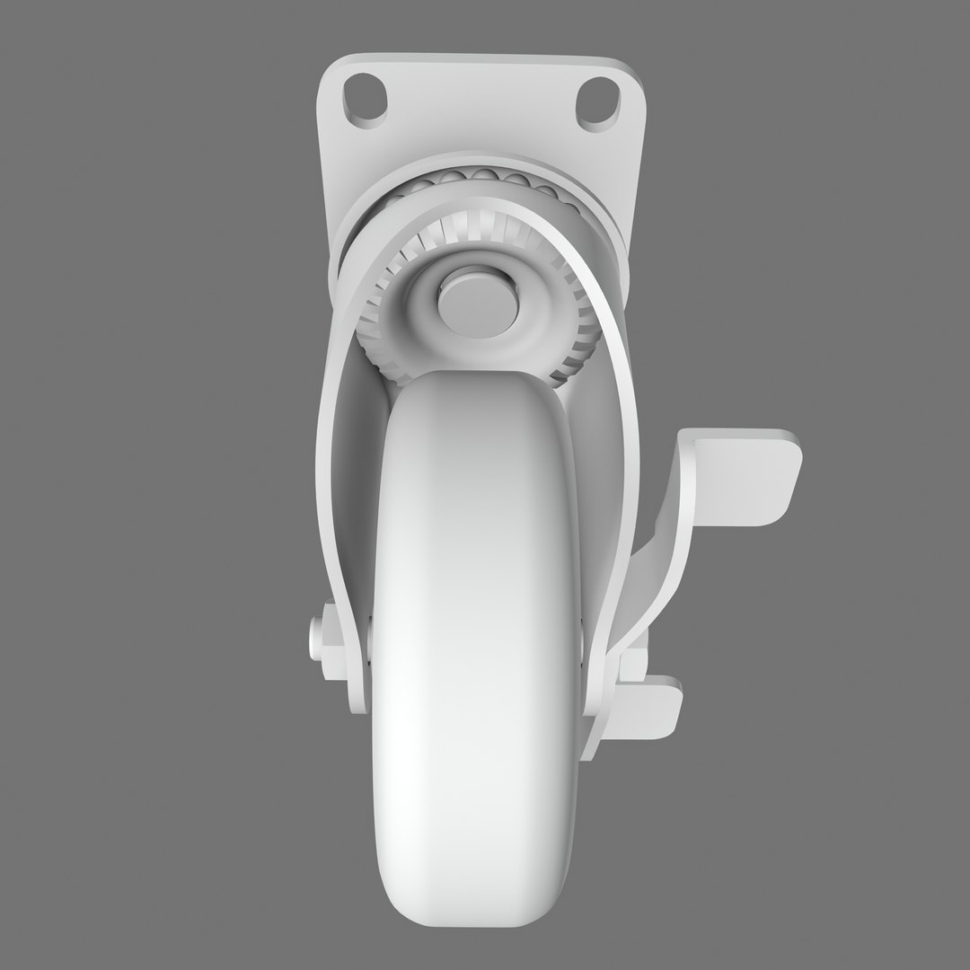 Caster Wheel 3d Model