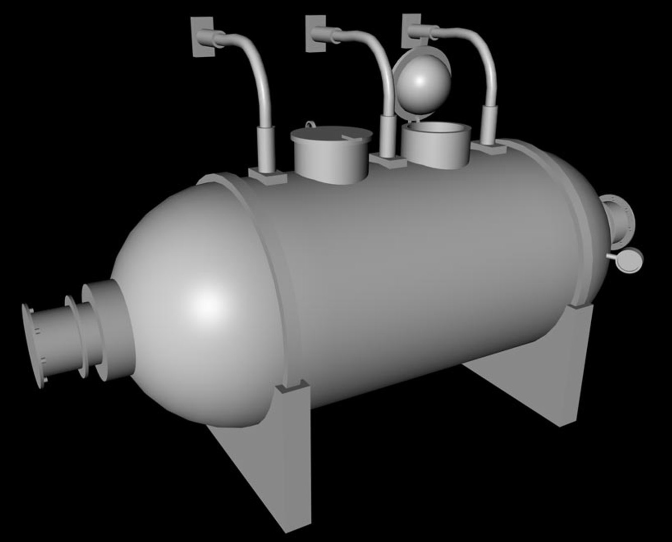 3d Pressure Tank Model