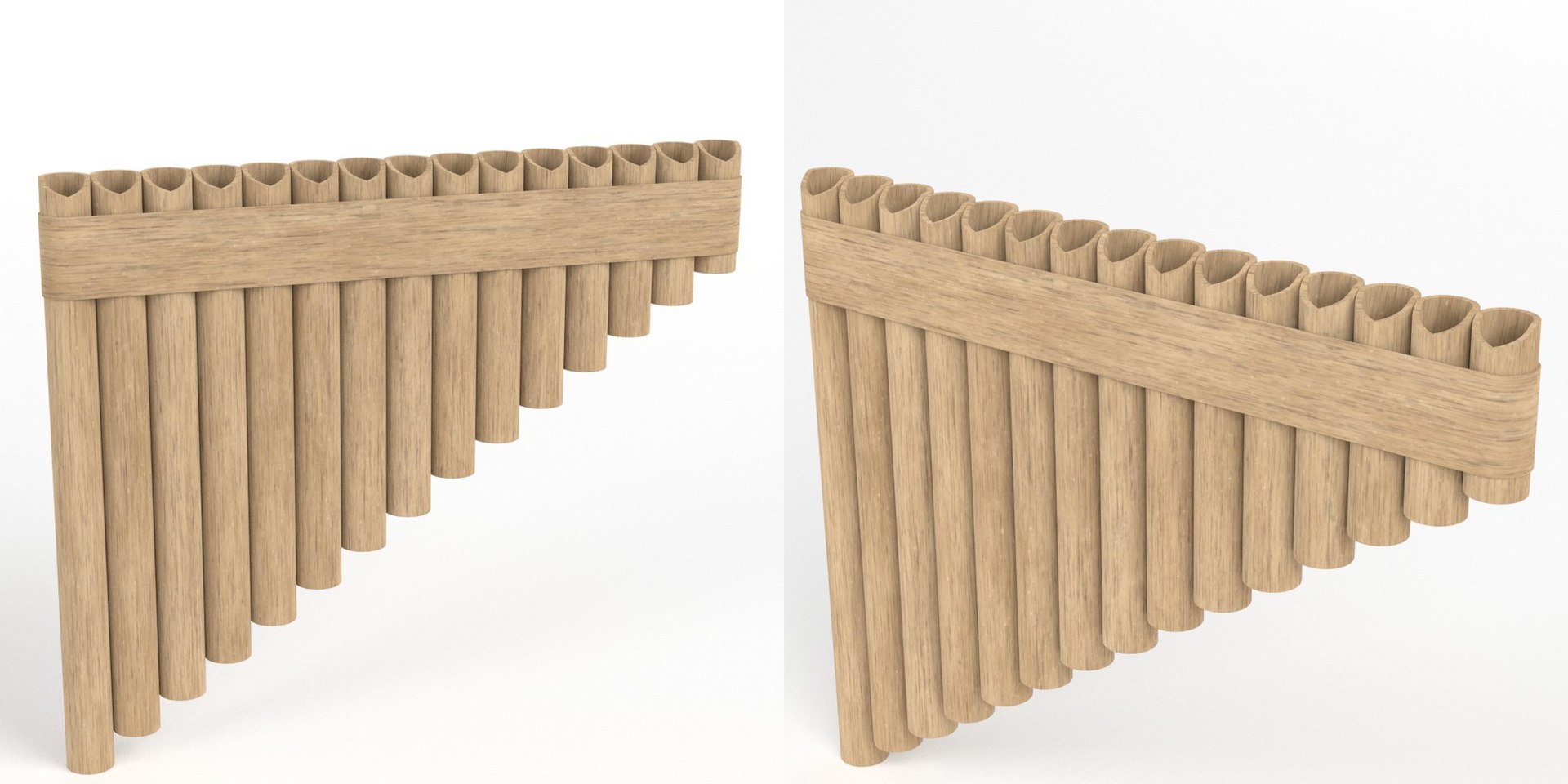 Pan Flute Model - TurboSquid 1297283