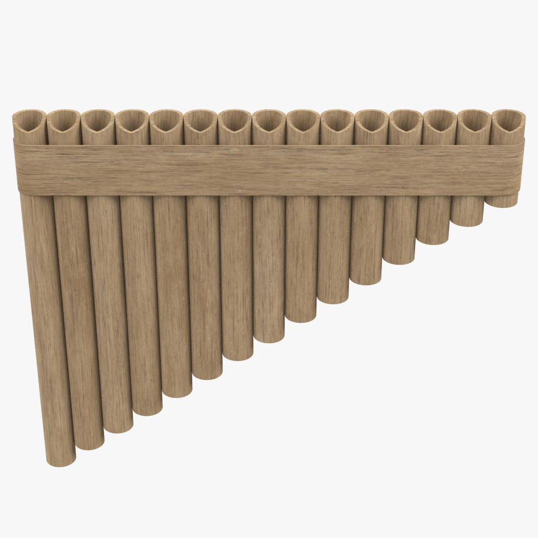 Pan Flute Model - TurboSquid 1297283