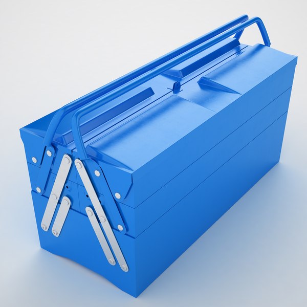3D Garage Steel Tool Box 02 model - TurboSquid 1733673