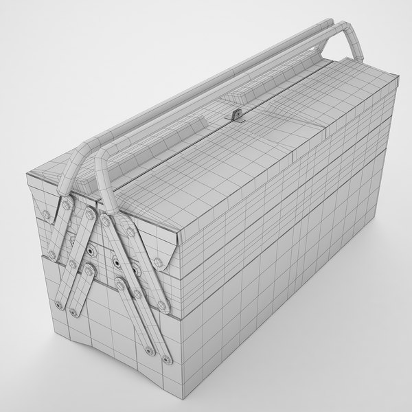3D Garage Steel Tool Box 02 model - TurboSquid 1733673