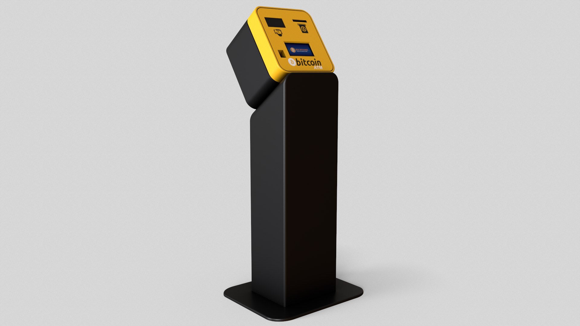 3D Bitcoin ATM Machine - TurboSquid 2000244