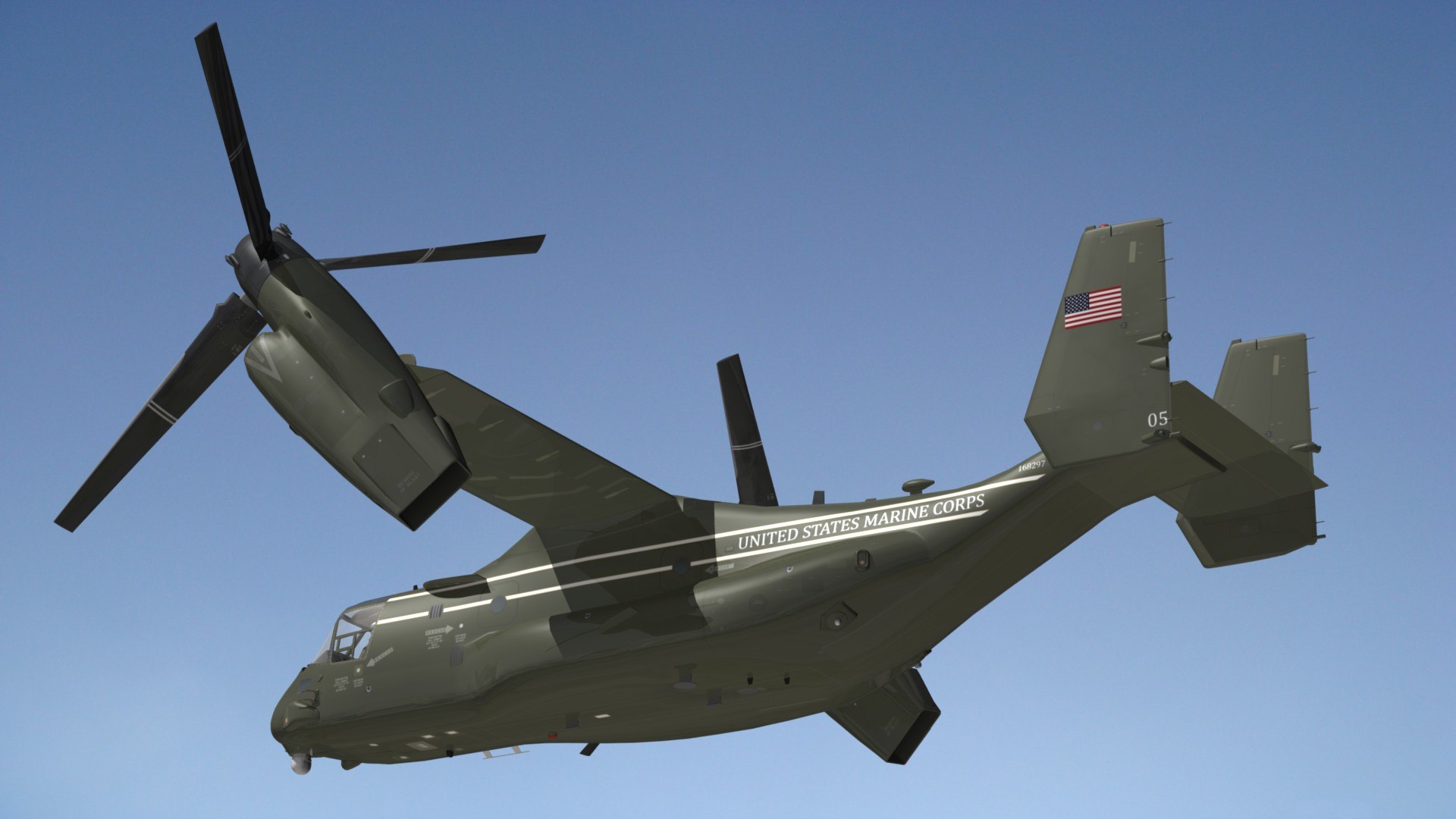 3D MV22 Marine One - TurboSquid 1748236