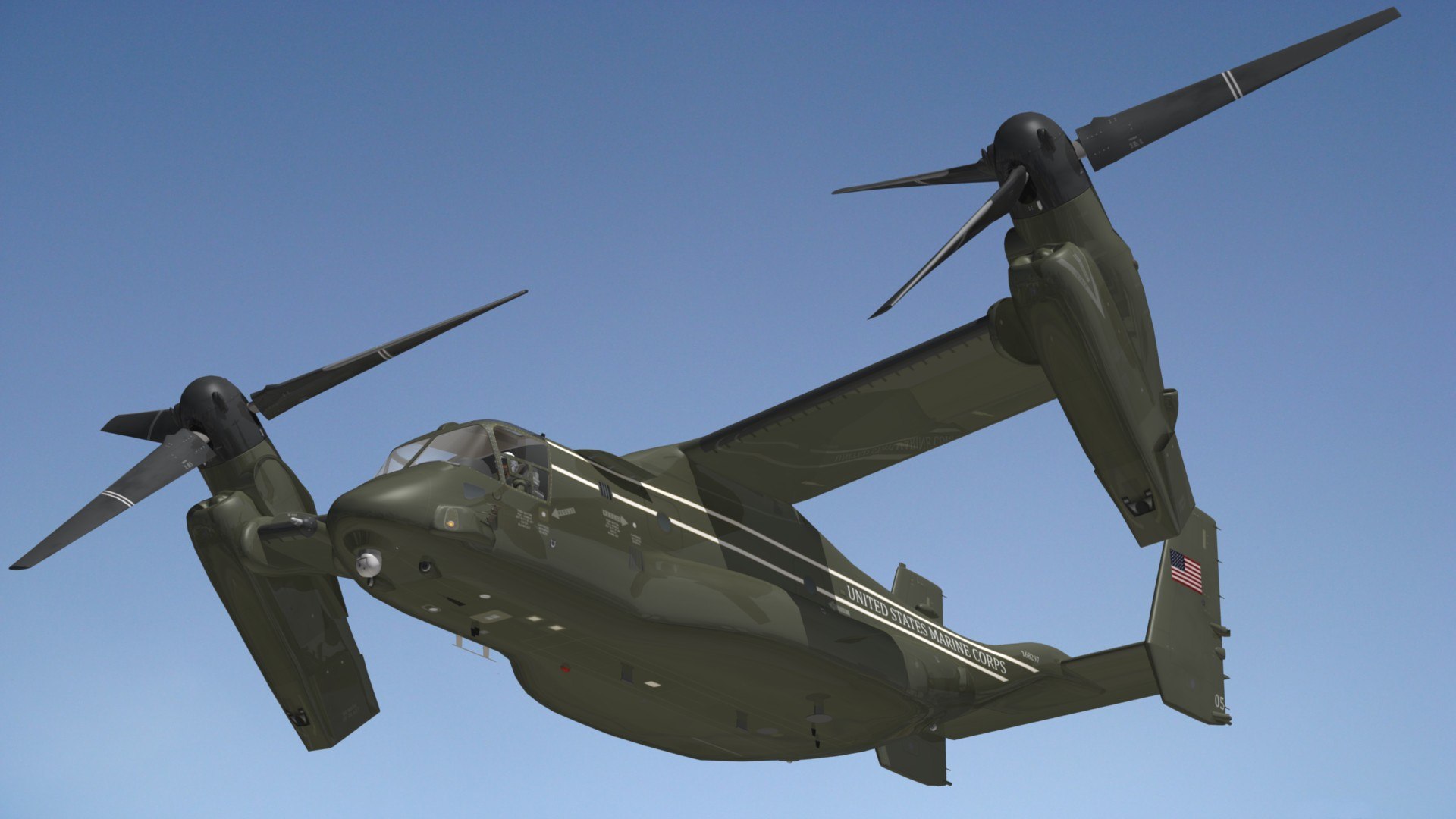 3D MV22 Marine One - TurboSquid 1748236