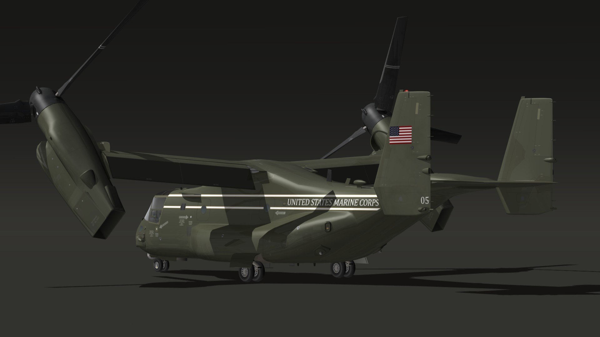 3D MV22 Marine One - TurboSquid 1748236