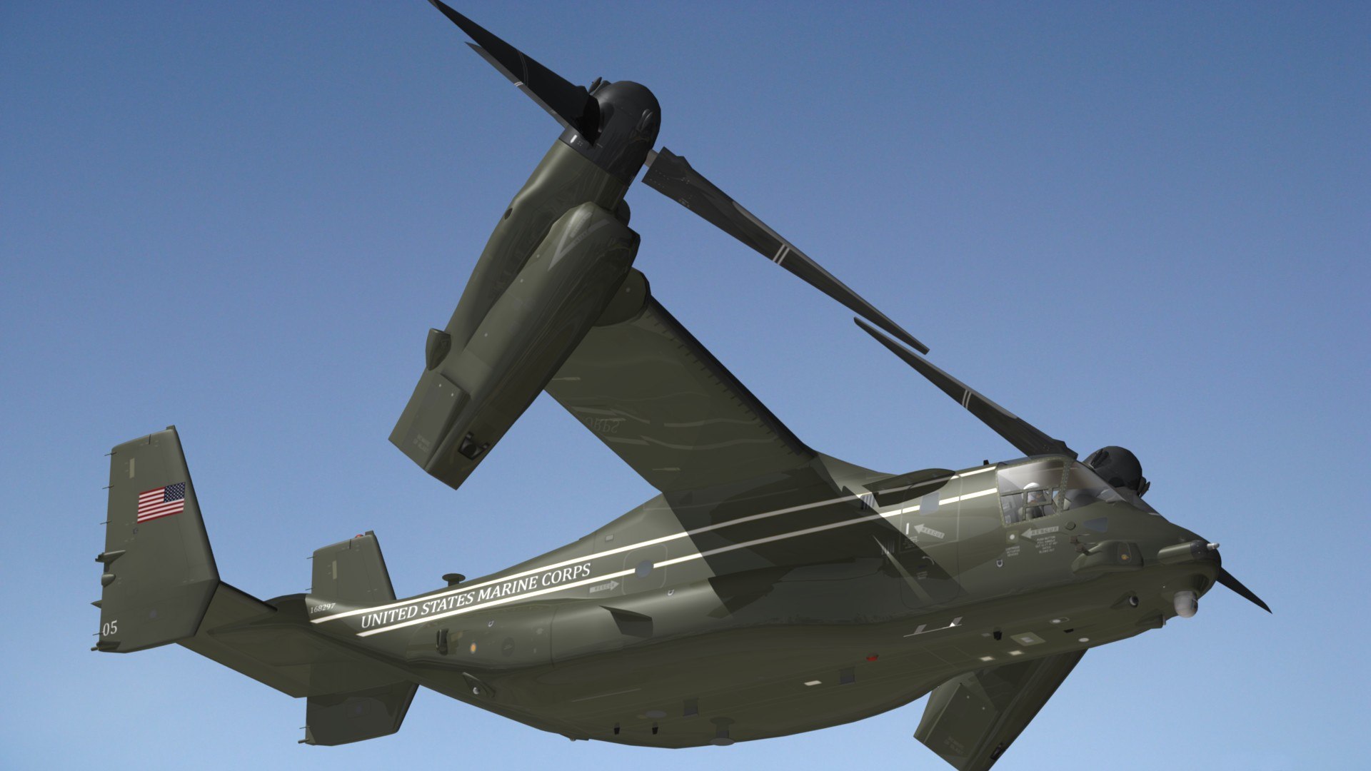3D MV22 Marine One - TurboSquid 1748236