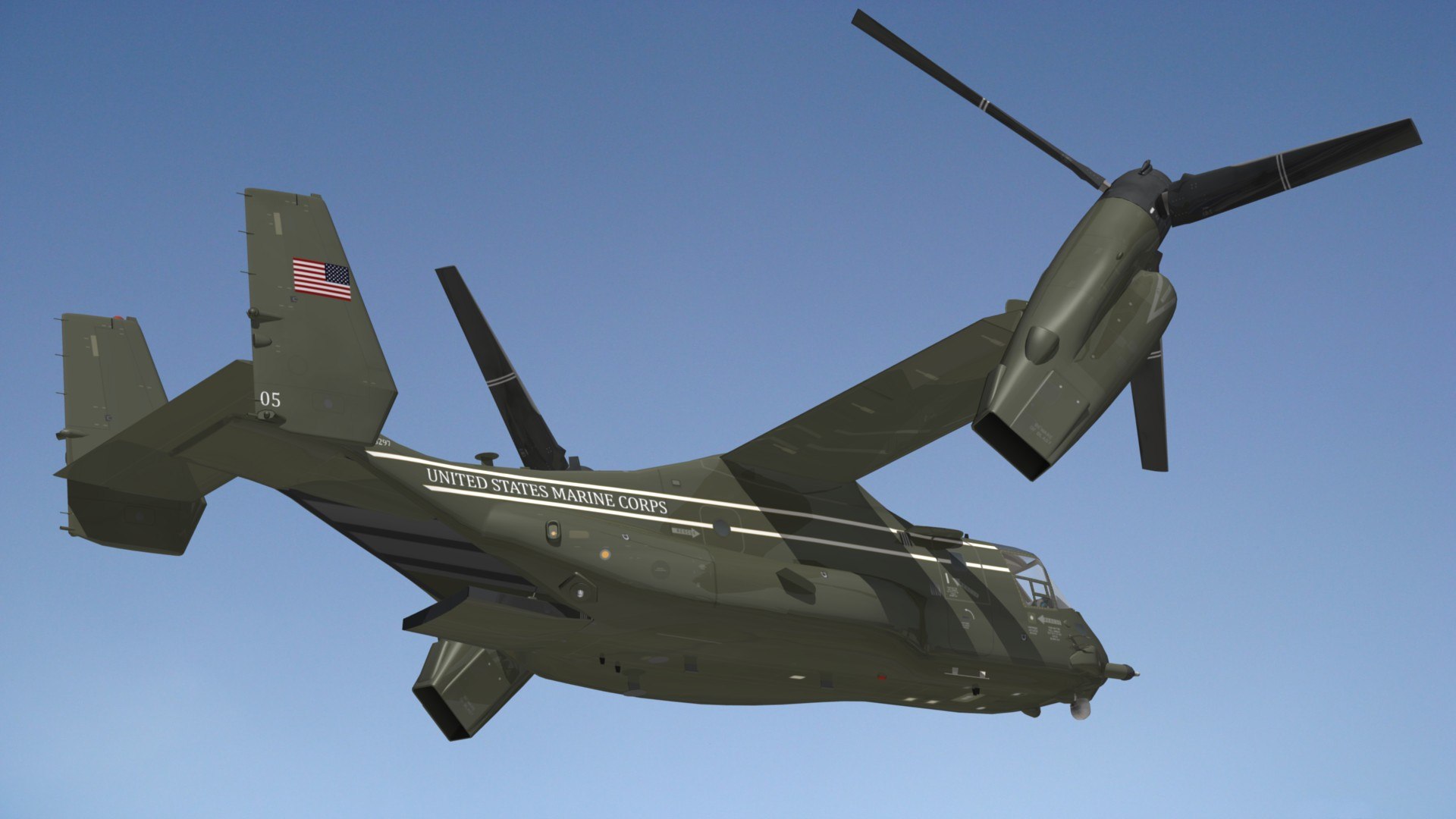3D MV22 Marine One - TurboSquid 1748236