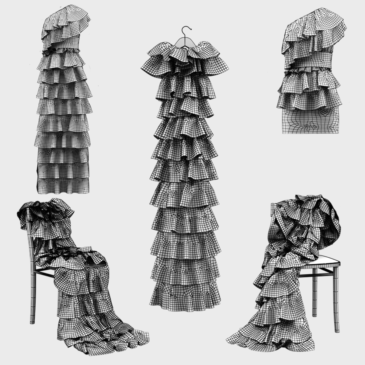 3D model dresses interior - TurboSquid 1231612