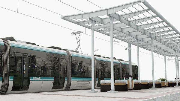 Element bus stop subway 3D model - TurboSquid 1377041