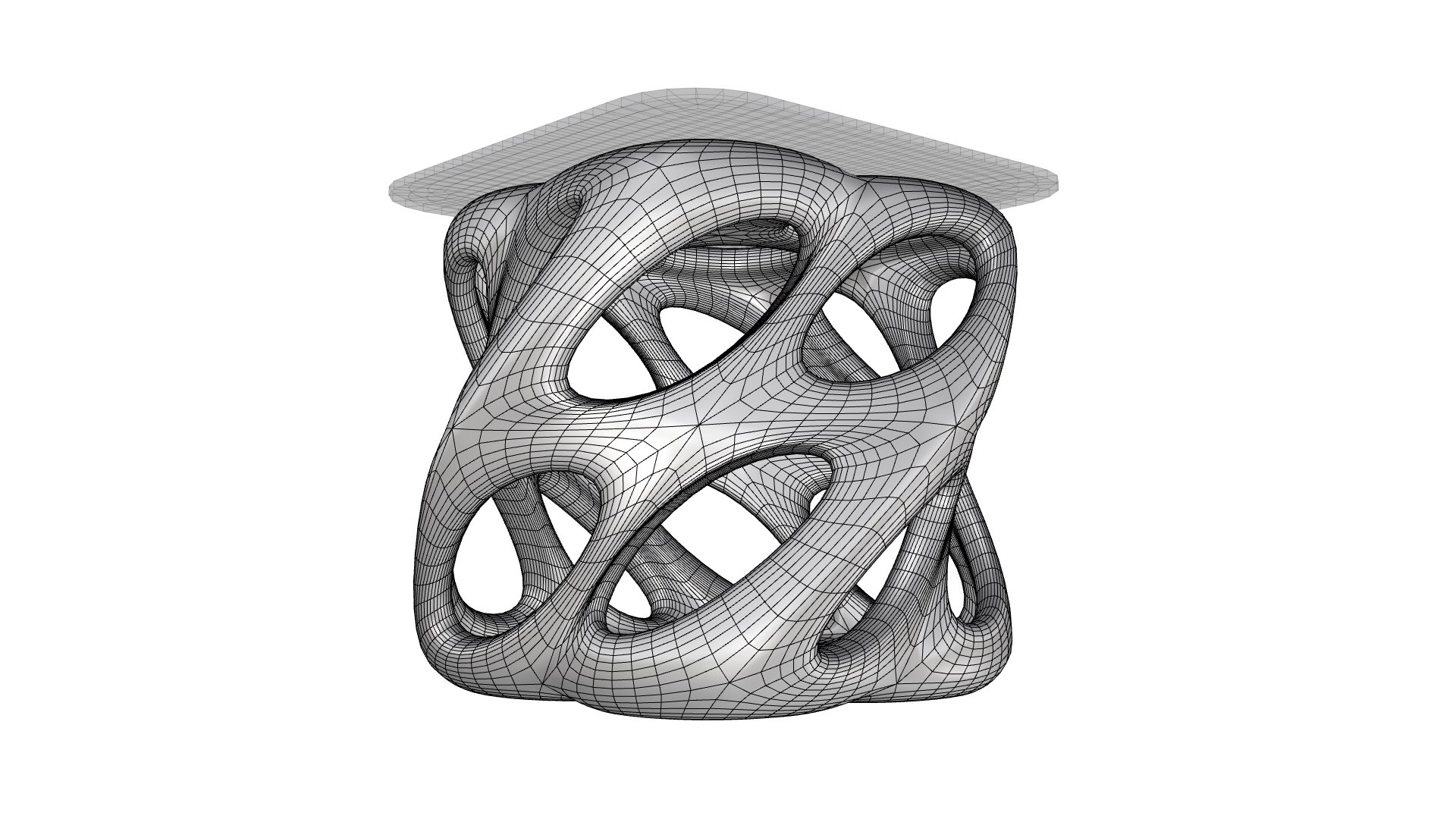 Twisted Table MID Density Model - TurboSquid 2179205
