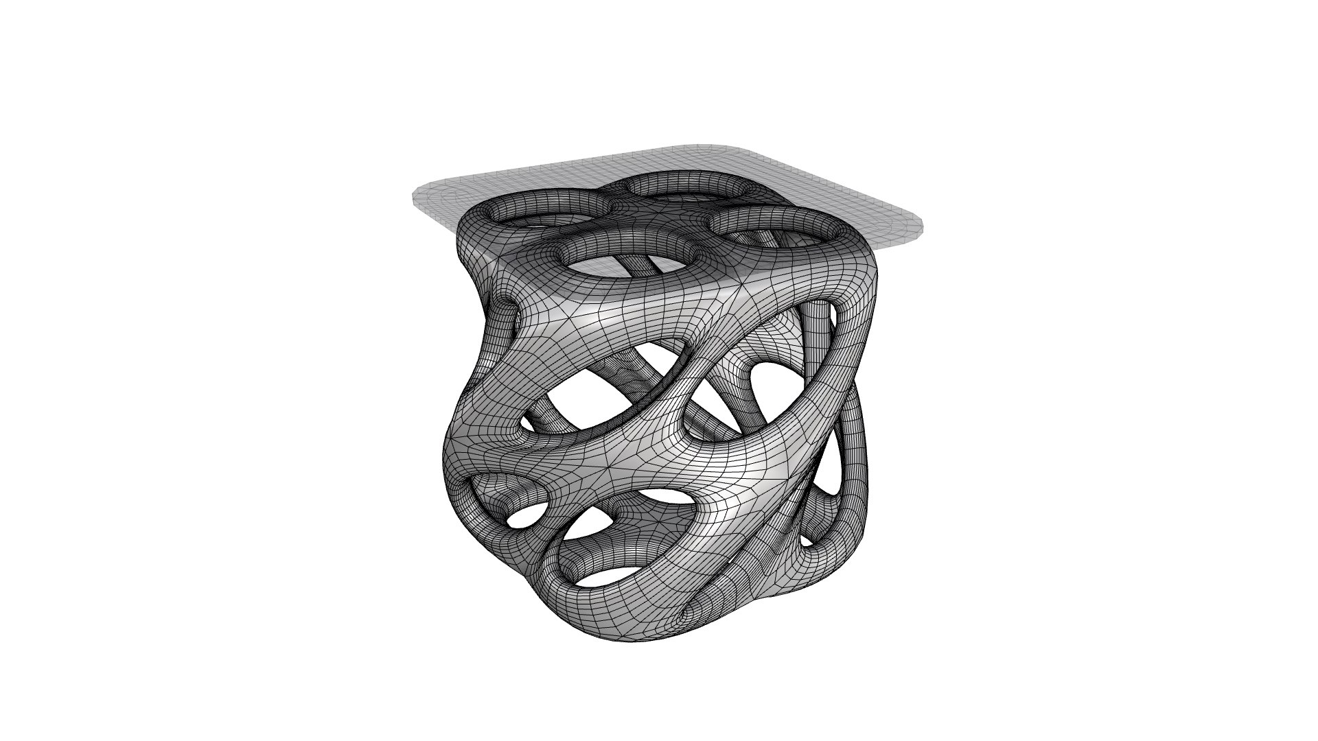 Twisted Table MID Density Model - TurboSquid 2179205