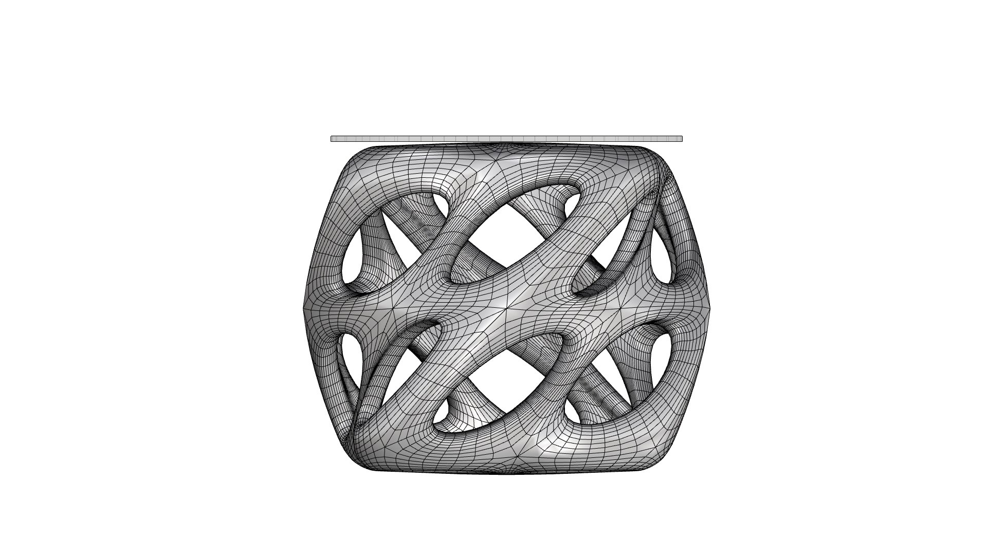 Twisted Table MID Density Model - TurboSquid 2179205