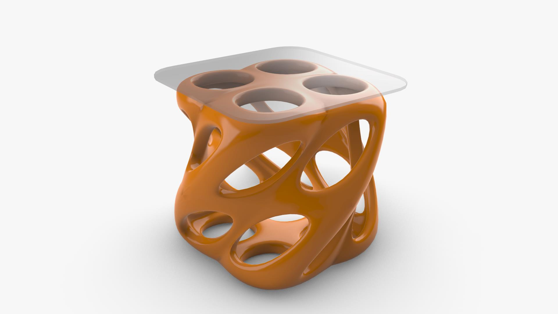 Twisted Table MID Density Model - TurboSquid 2179205