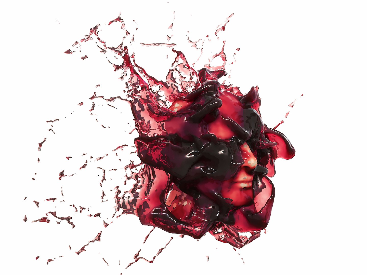 3D Splash Face Model - TurboSquid 1400928