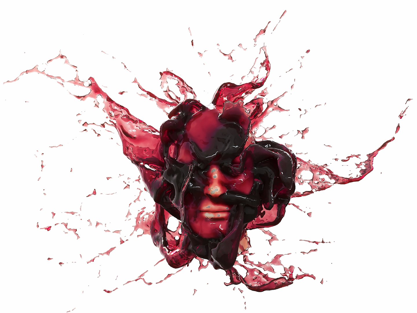 3D Splash Face Model - TurboSquid 1400928