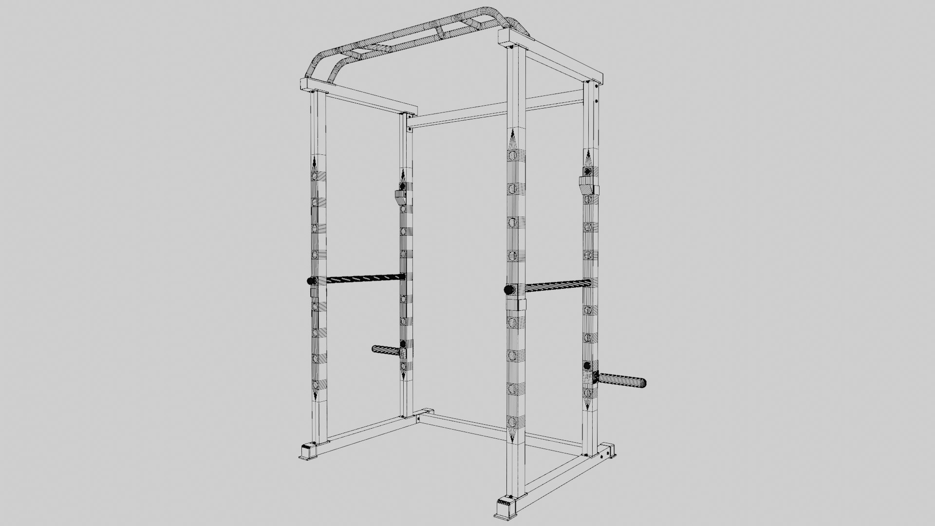 Weightlifting Cage 3D Model - TurboSquid 2176533