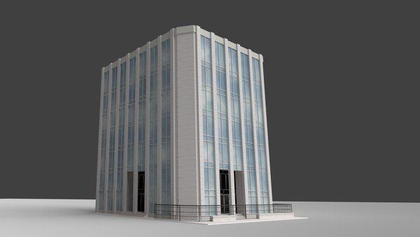 Modern building 3D model - TurboSquid 1222254