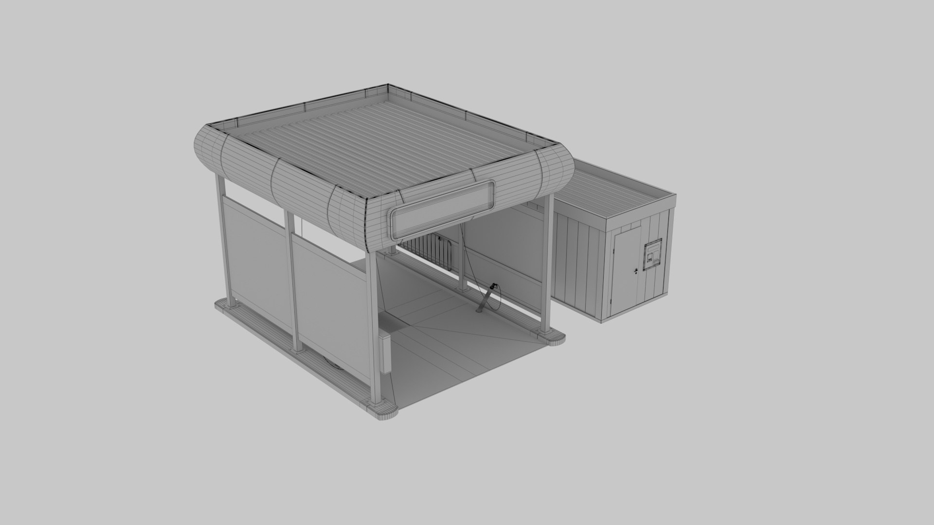 Vehicle Wash 3D Model - TurboSquid 2351930