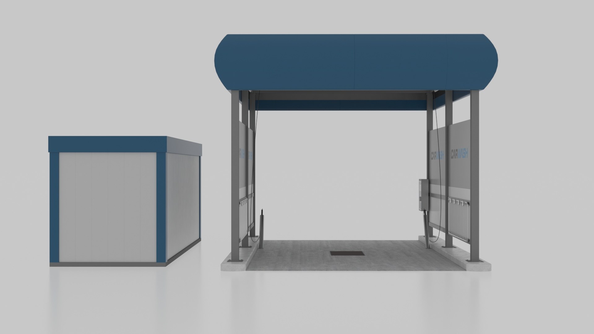 Vehicle Wash 3D Model - TurboSquid 2351930