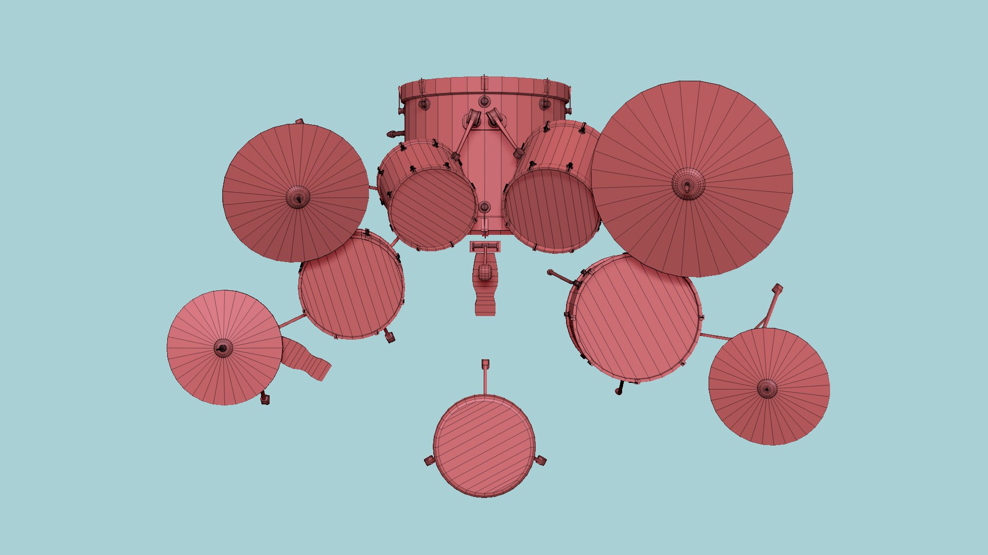 Drum 09 Destroyed - Drumming Music Instrument Design 3D Model ...