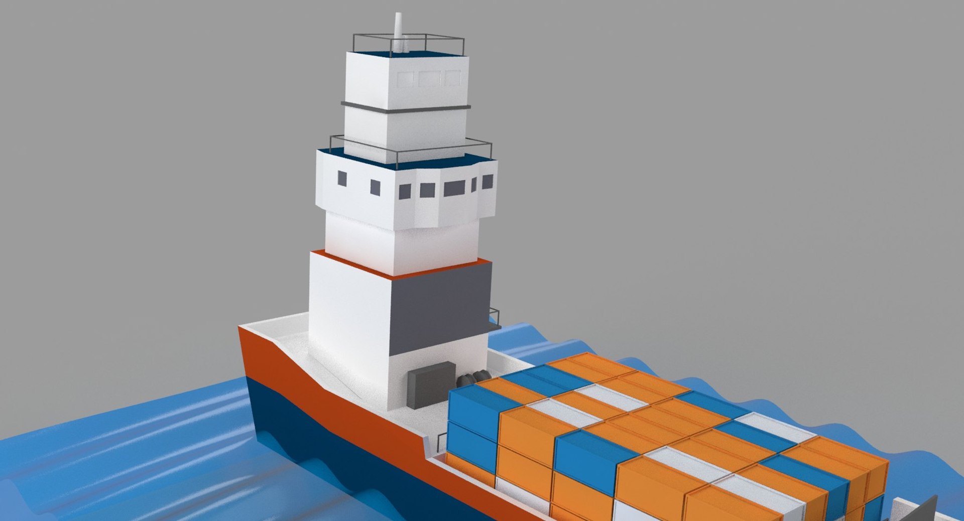 3D ocean freight model - TurboSquid 1339368