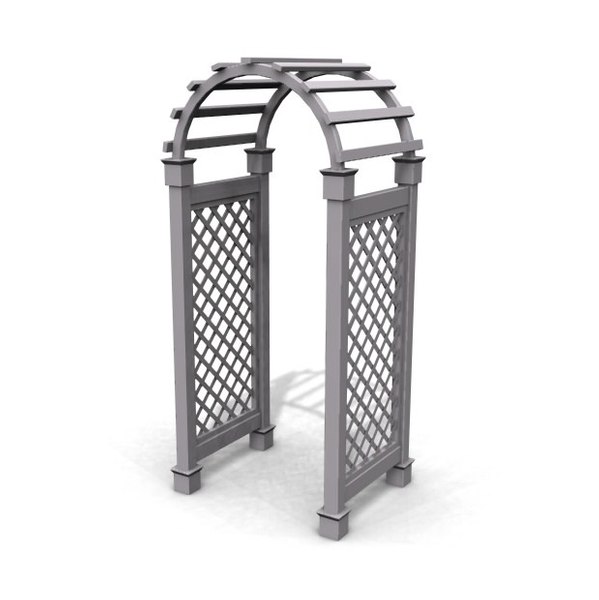 garden arbor 3d model