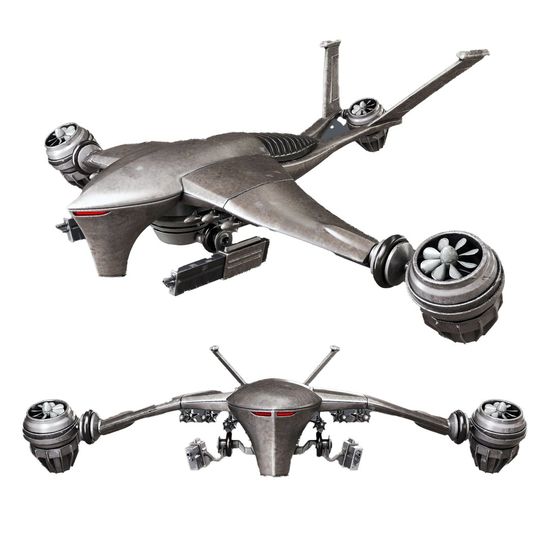3D Killer Drone - TurboSquid 2179477