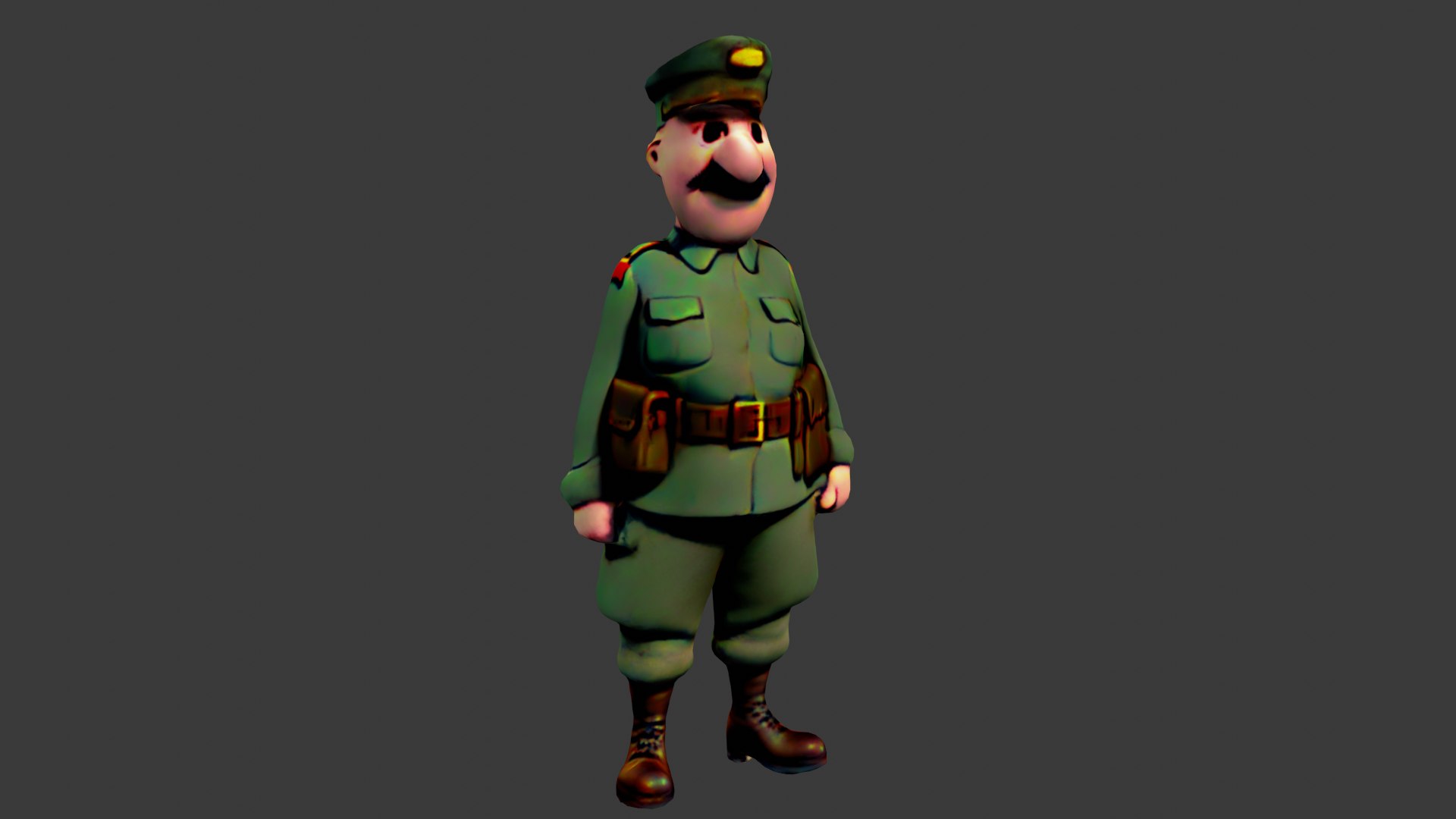 World War I Cartoon 3D - TurboSquid 2128042
