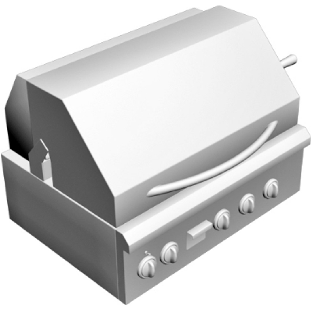 3d Outdoor Grill Model