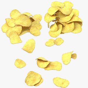 Potato Chip 3D Models for Download | TurboSquid