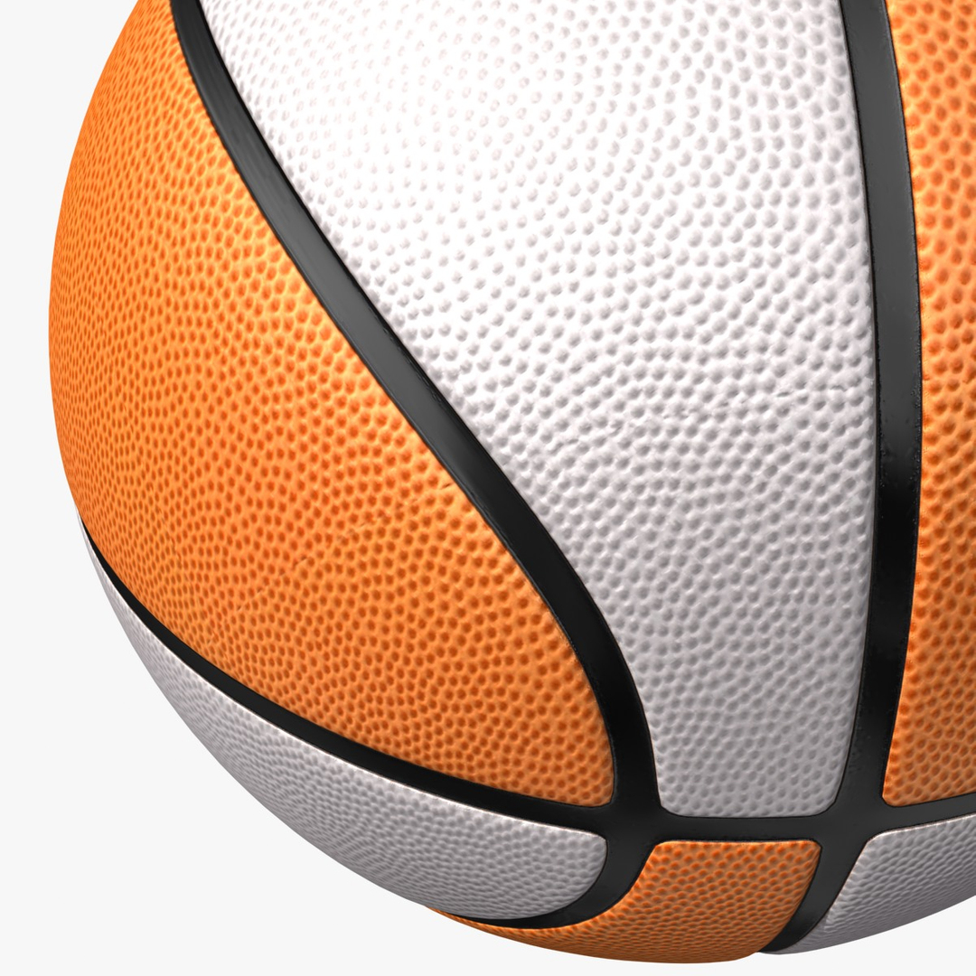 3d basketball 4 colors