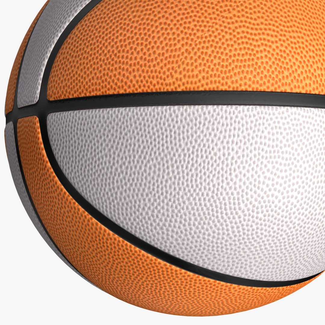 3d basketball 4 colors