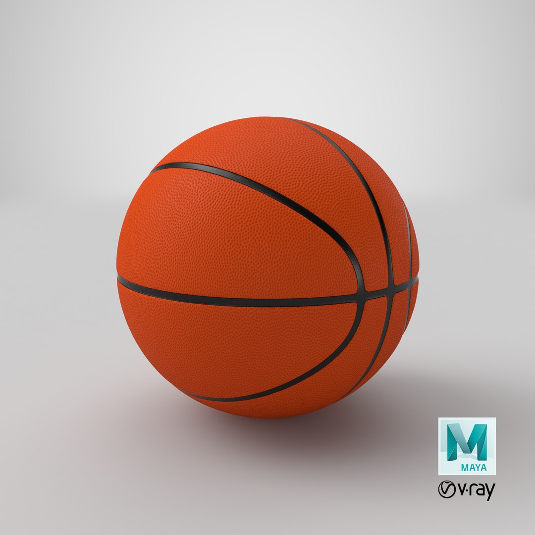 3d basketball 4 colors
