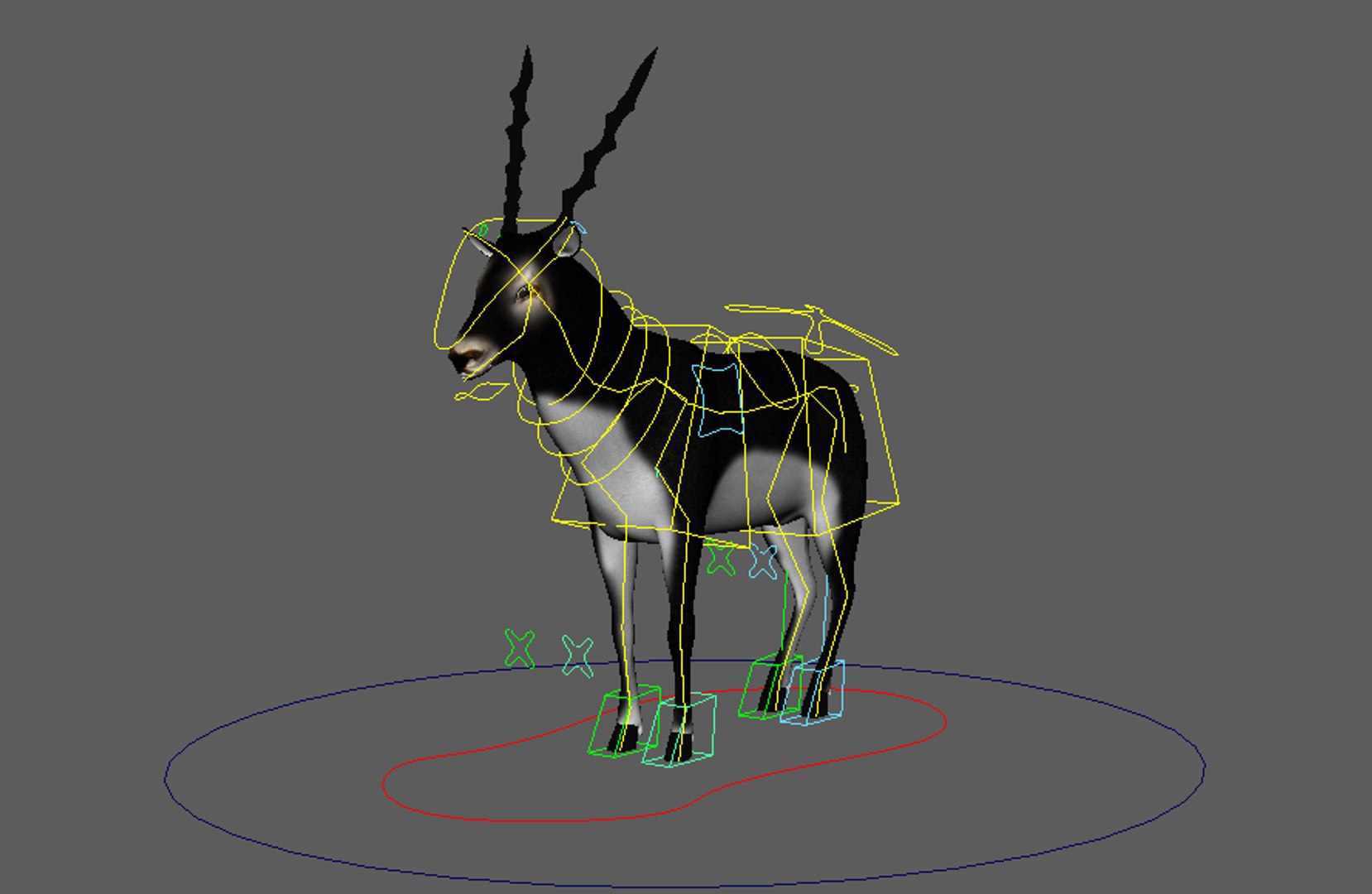 Rigged blackbuck animations 3D model - TurboSquid 1376419