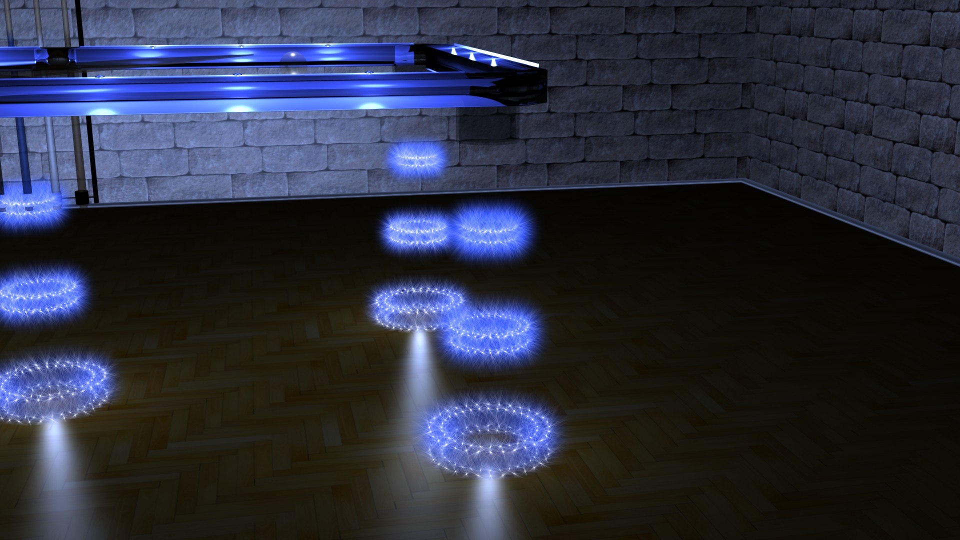 Futuristic Solar Powered Pool Table 3d Model
