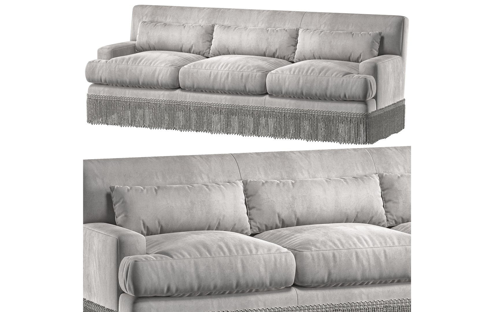 3D Baker Furniture Yves Sofa Model - TurboSquid 2254677
