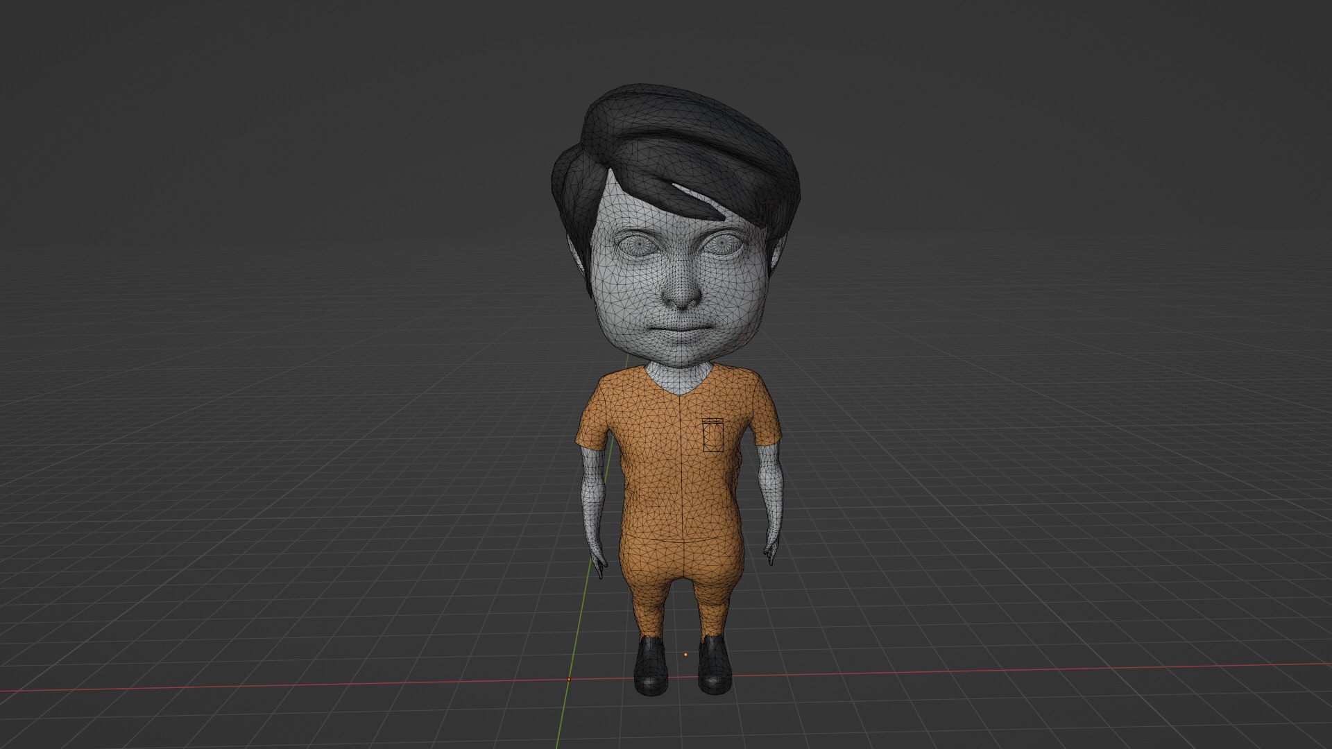 Cartoon Prisoner Character 3D Model - TurboSquid 2034762