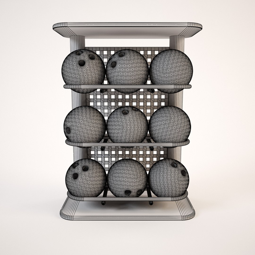 3d Model Bowling Stand