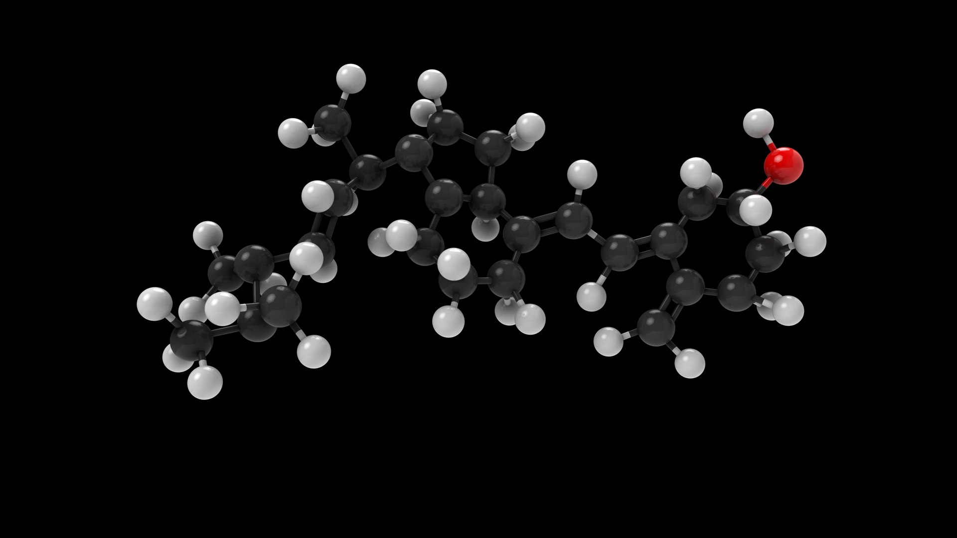 3D Vitamin D Molecular Structure Model - TurboSquid 2192990